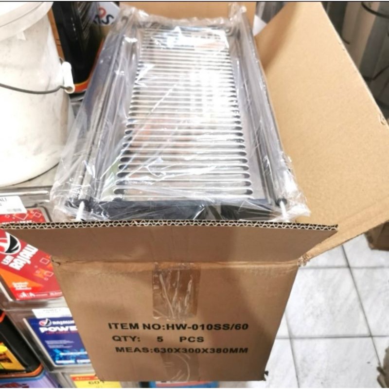 Jual Rak piring gantung merk huben stainless Steel 60cm/70cm/80cm/90cm/100cm untuk lemari dapur ...