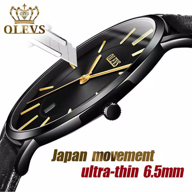 Jual OLEVS Jam Tangan Pria Analog Anti Air Watches Water Resistant ...