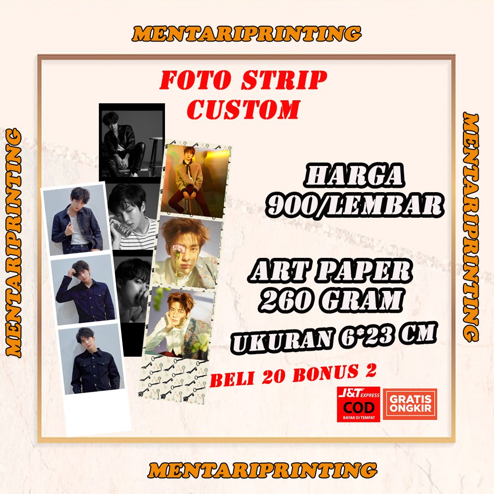 Jual Photo Strip Custom Foto Strip | Shopee Indonesia