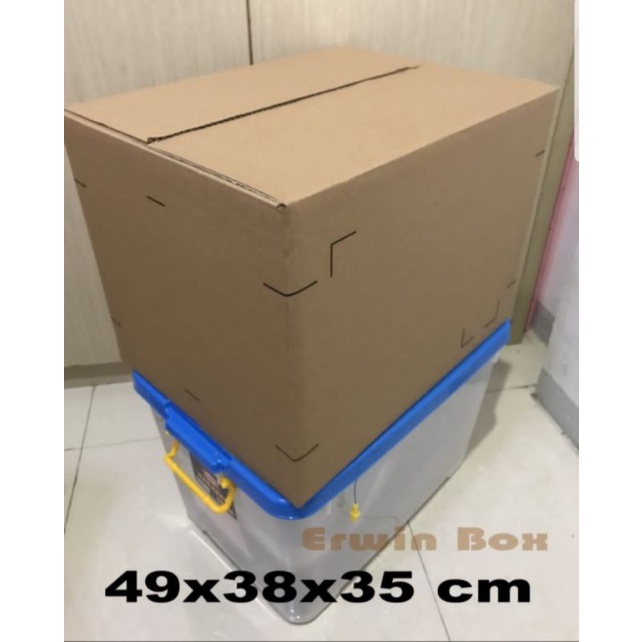 Jual Kardus Box Besar uk. 49x38x35 cm u. pindahan dll, code x19 ...
