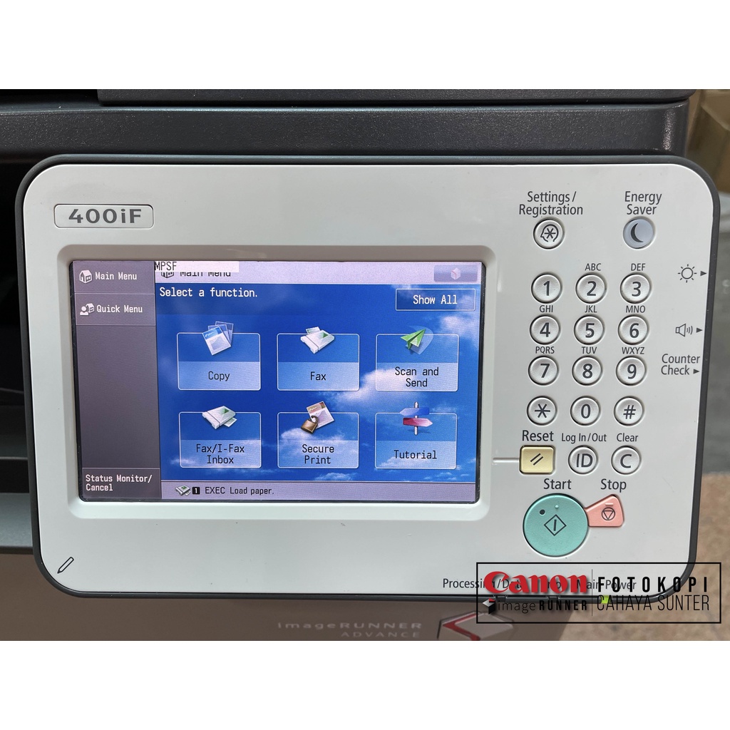 Jual Mesin Fotokopi Canon IRA 400if 110Volt EX USA GRADE A TANPA MEJA | Shopee Indonesia