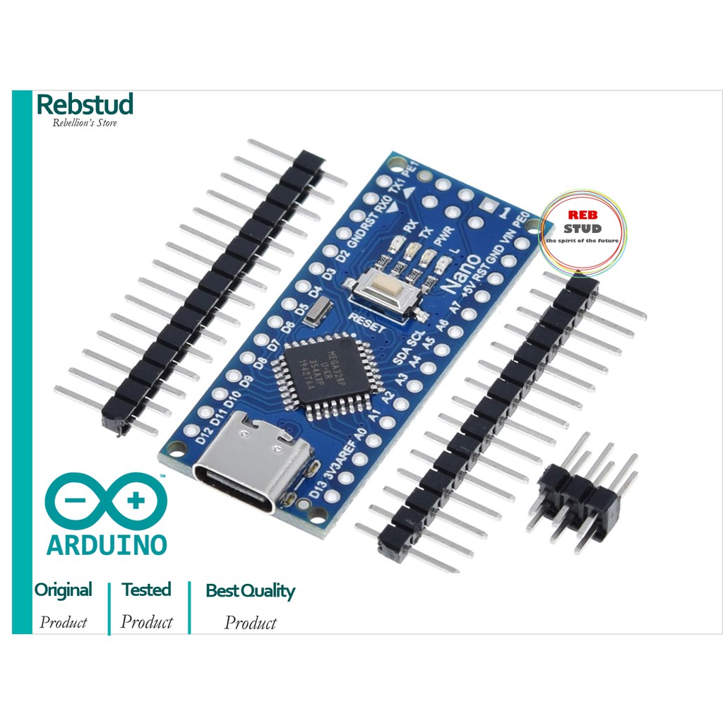 Jual Arduino Nano 3.0 ATmega328P USB Type C Driver CH340 | Shopee Indonesia