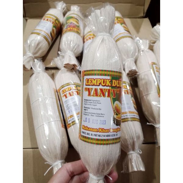 Jual Lempok Durian Bengkalis Riau Asli Yanty Kemasan Daun Besar Lempuk ...
