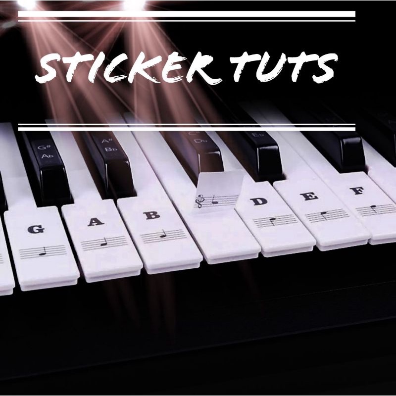 Jual STICKER TUTS PIANO DAN KEYBOARD | Shopee Indonesia