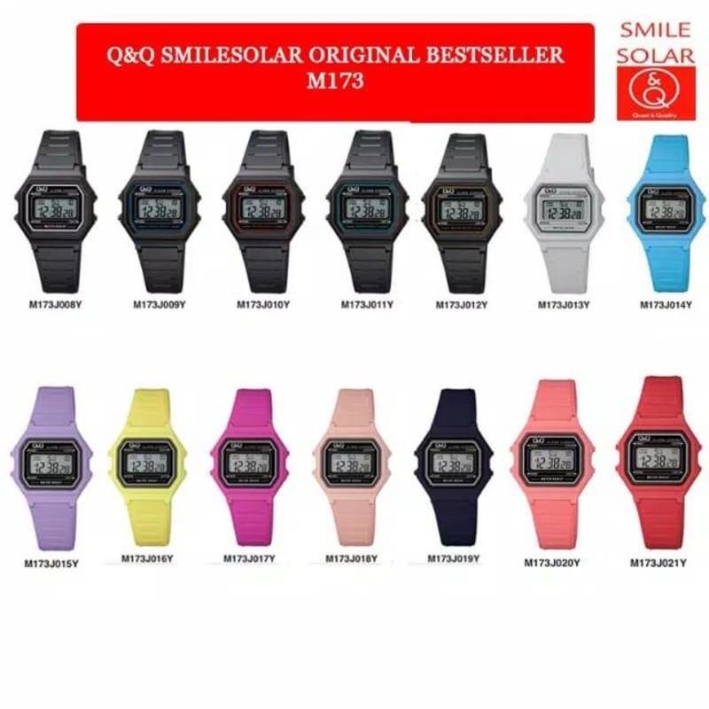 Jual Q&Q M173 M173J JAM TANGAN ORIGINAL QQ ORI QNQ FASHION DIGITAL ...