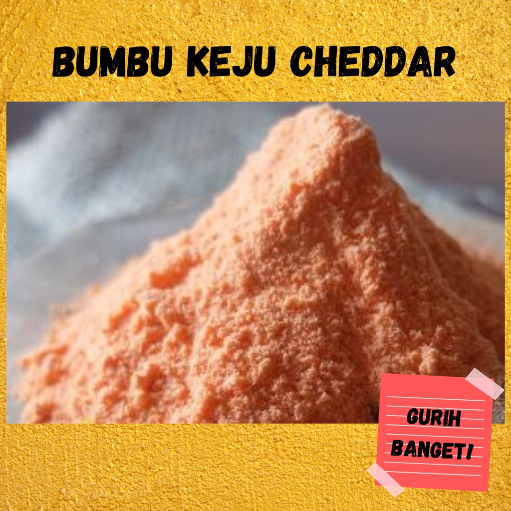 Jual BUMBU TABUR KEJU CHEDAR CHEDDAR 1 KG FOOD GRADE 1Kg Bubuk Bumbu ...