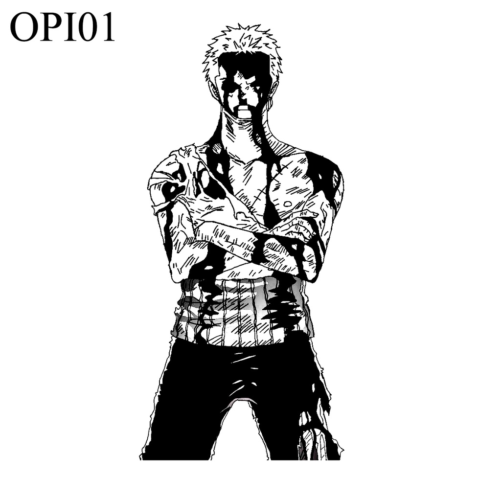 Jual 【ONE PIECE】ZORO/LUFFY/SANJI/NAMI ONE PIECE tato Temporer/Tattoo ...