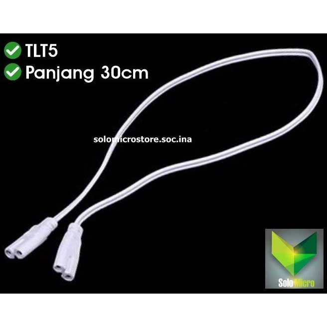 Jual KABEL SAMBUNGAN LAMPU TL 30CM T5 fitting KAP cable power led t8 t4 ...