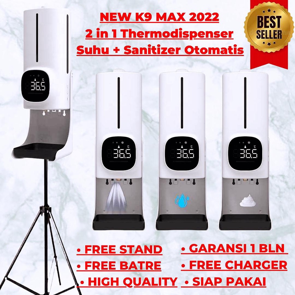 Jual K9 MAX THERMOSTAND DISPENSER OTOMATIS FULLSET | Shopee Indonesia