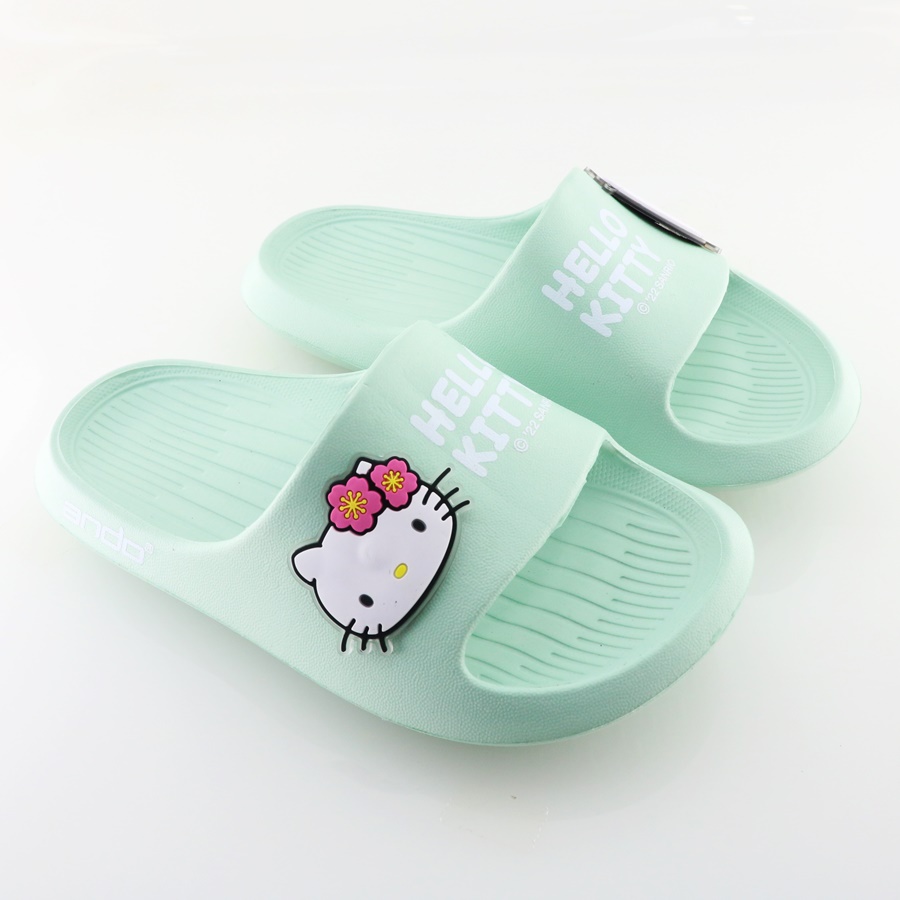 Jual NEW!! ANDO x Hello Kitty Collab HK SLIDE 01 Turkis - Sandal Slide ...