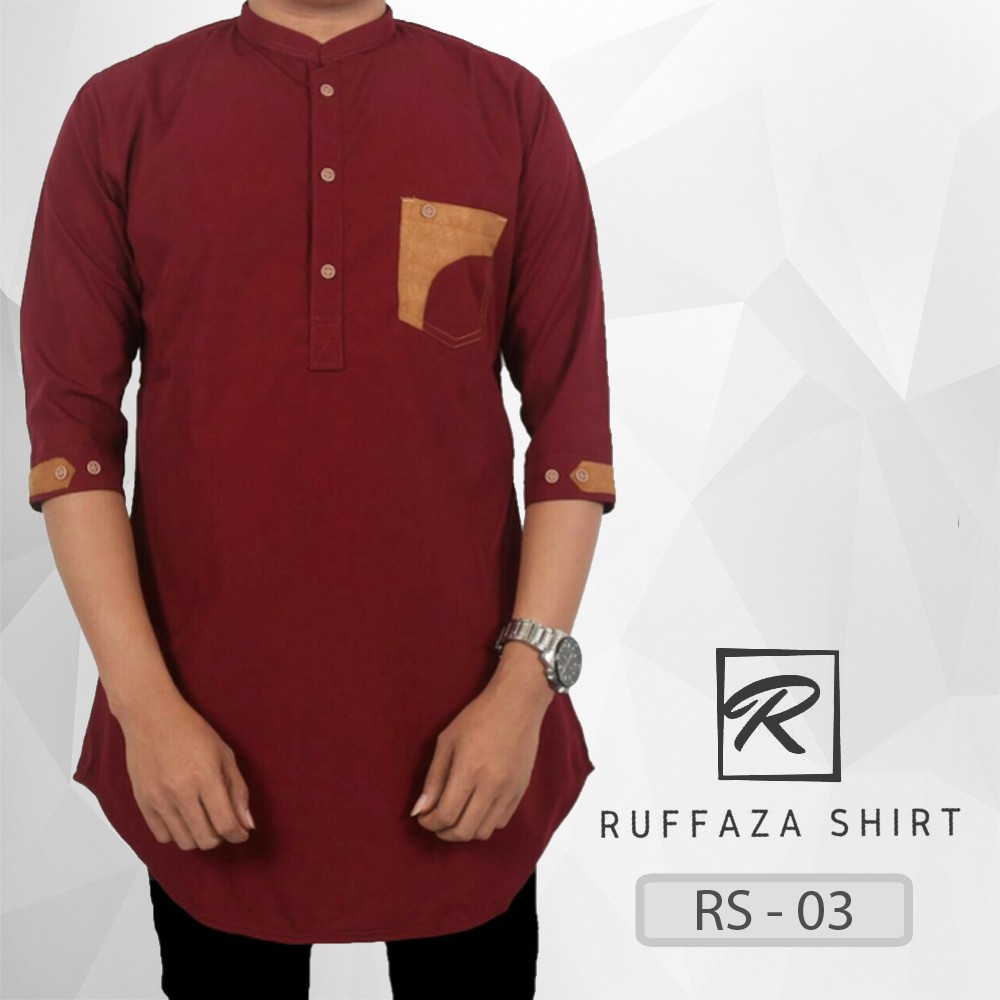 Jual Busana Muslim Pria Bahan Katun Premium FM5543 | Shopee Indonesia