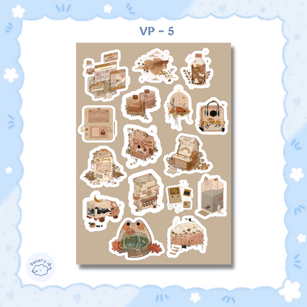 Jual Vintage Stickers Pack | Stiker Vintage | Stiker Scrapbook ...