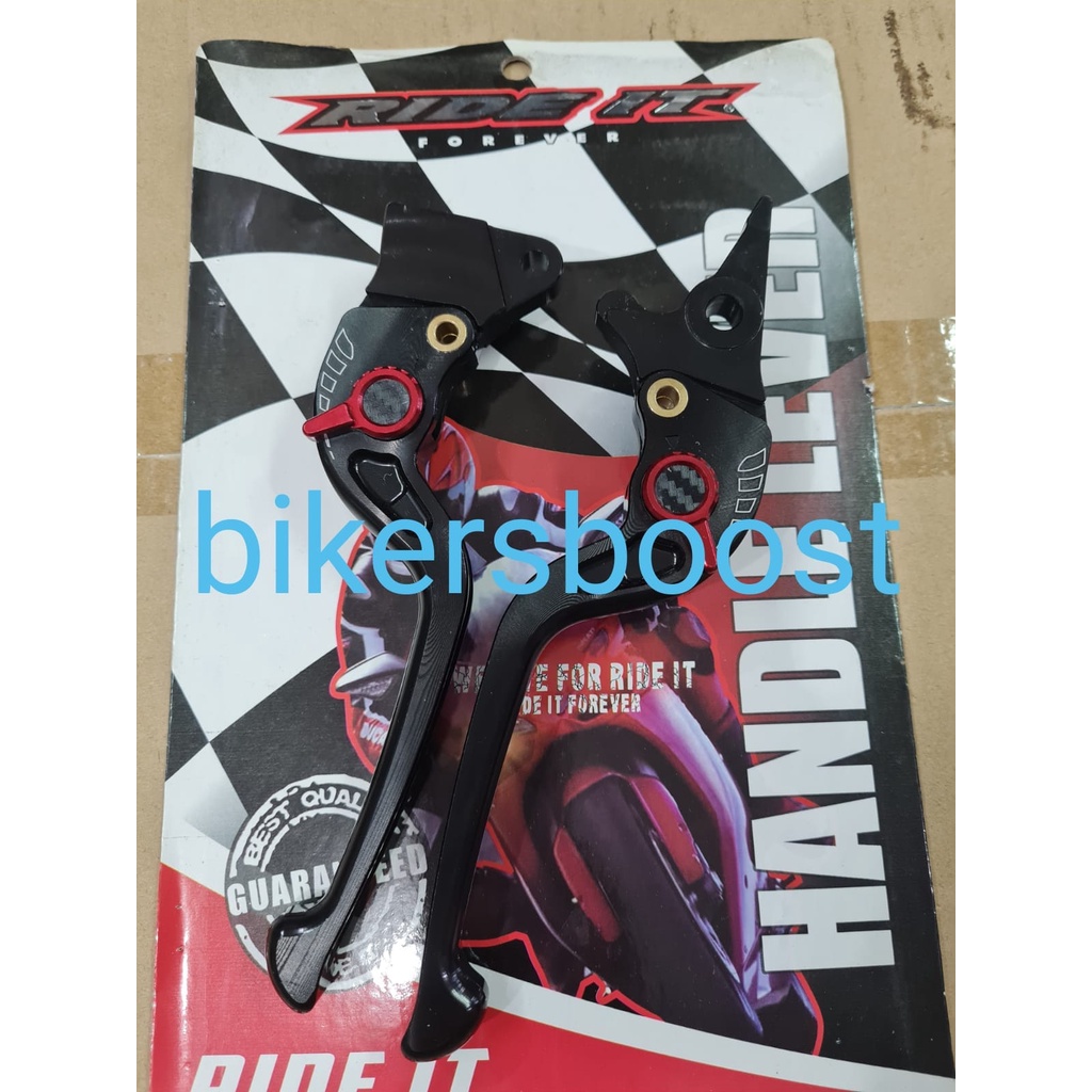 Jual Handle Rem Full Cnc Fox Ride It Honda Scoopy Black | Shopee Indonesia
