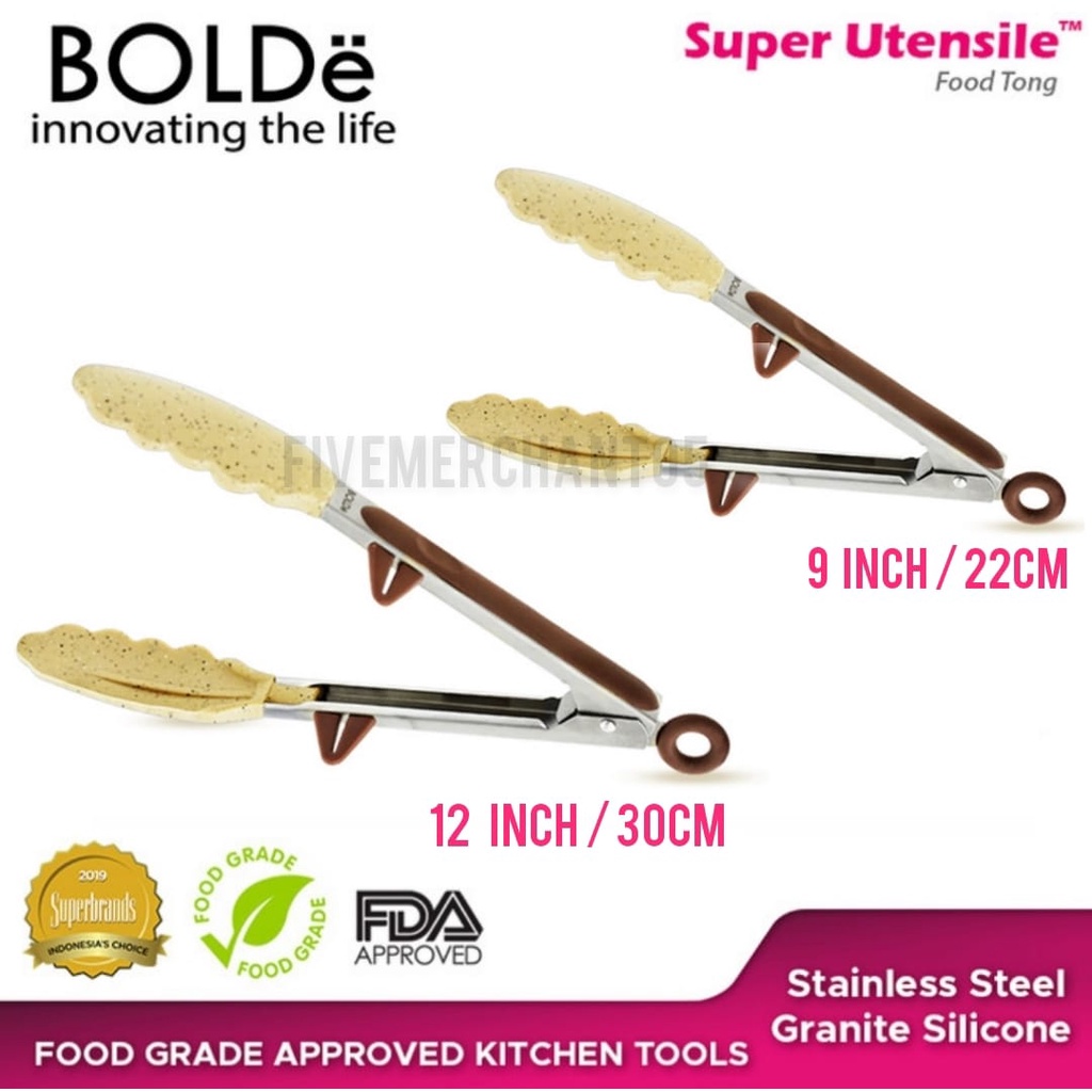 Jual Food Tong Bolde Super Utensile 12 Inch 9 " Penjepit Pencapit ...