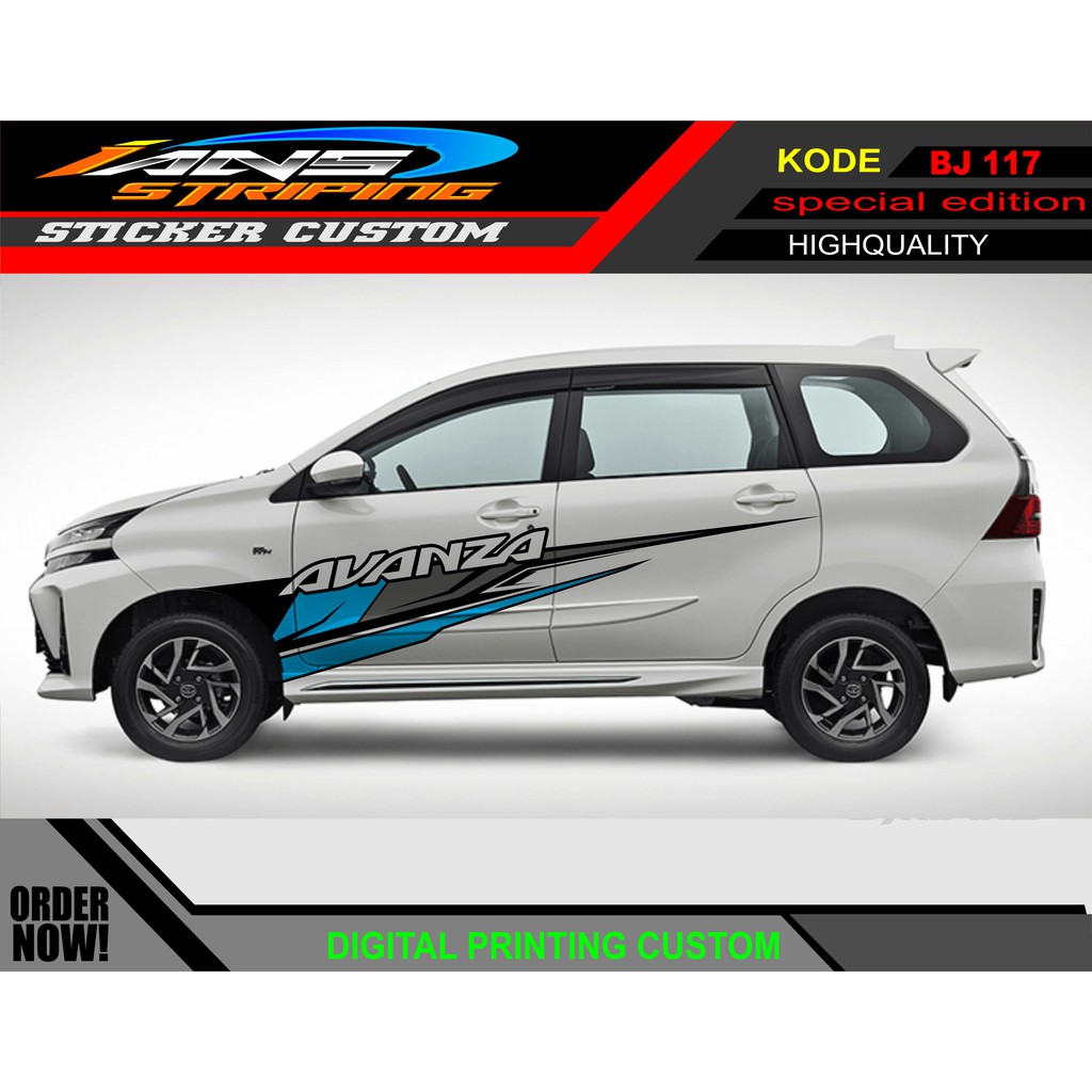 Jual STICKER DECAL MOBIL AVANZA XENIA | Shopee Indonesia