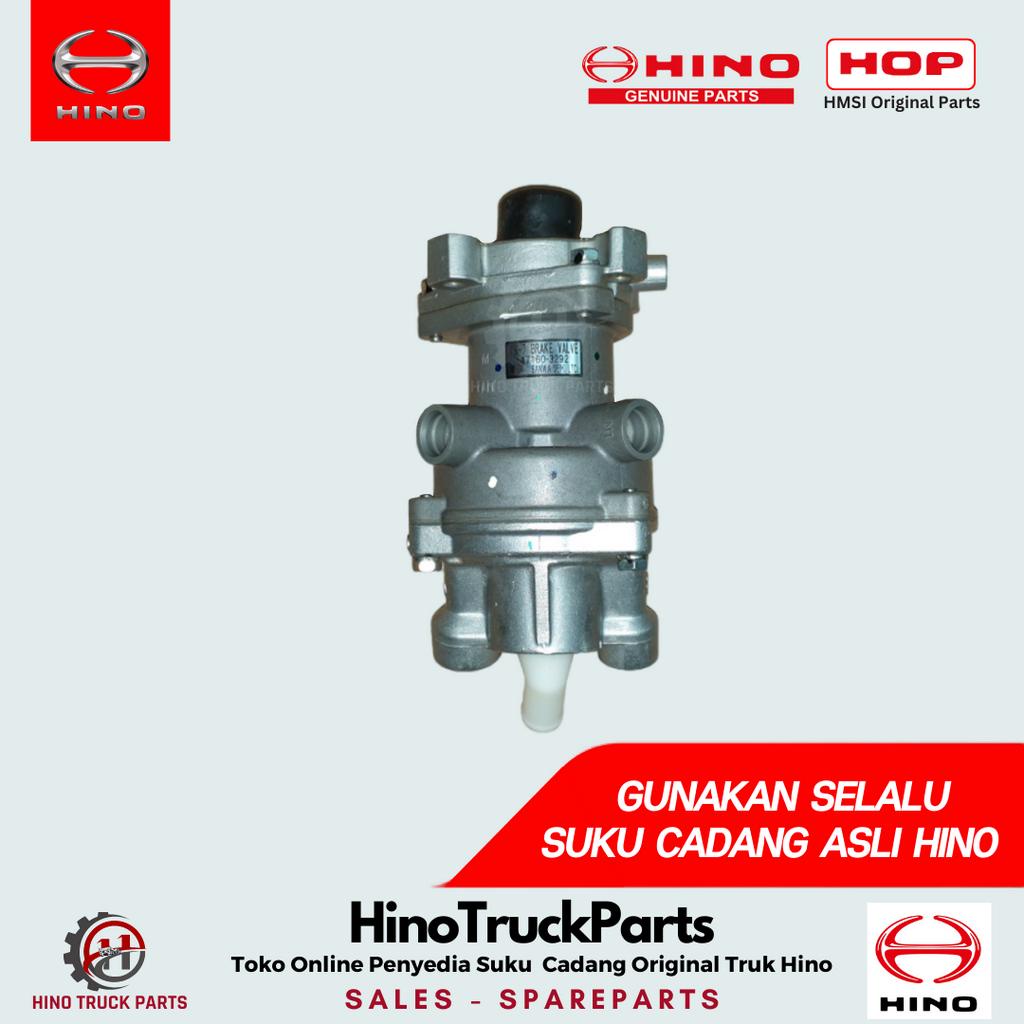 Jual Valve Foot Brake Valve Rem Kaki Hino 500 Hino Lohan TI Asli Wabco ...