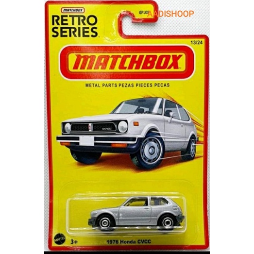 Jual MATCHBOX RETRO SERIES 1976 HONDA CVCC | Shopee Indonesia