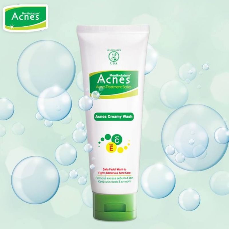 Jual Acnes Treatment Series Creamy Wash 50g/100g | Shopee Indonesia