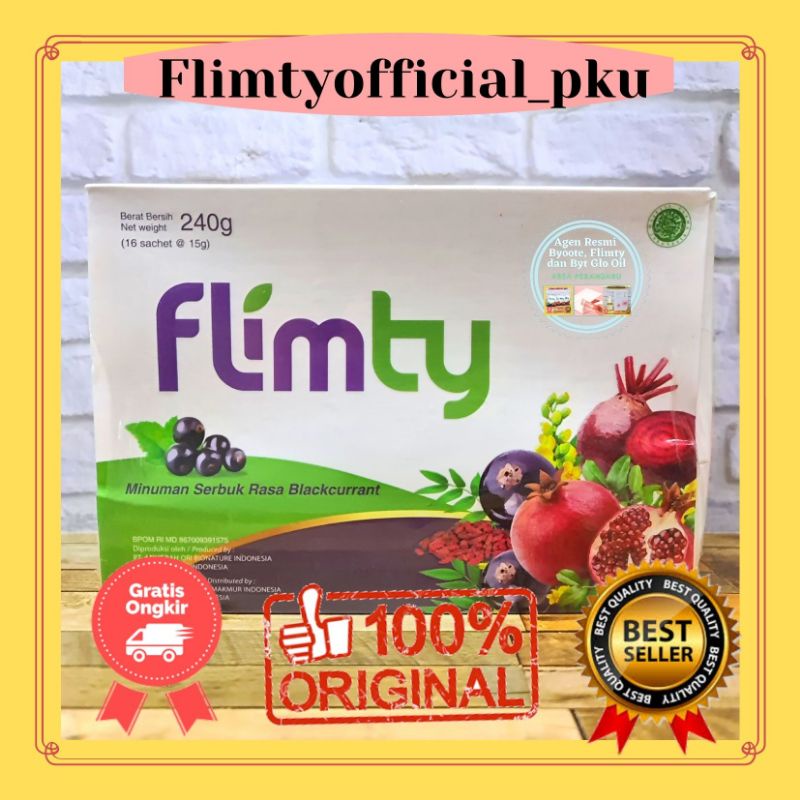 Jual FLIMTY FIBER | DETOX | ANTIOKSIDAN Rasa Blackcurrant / Raspberry 1 ...