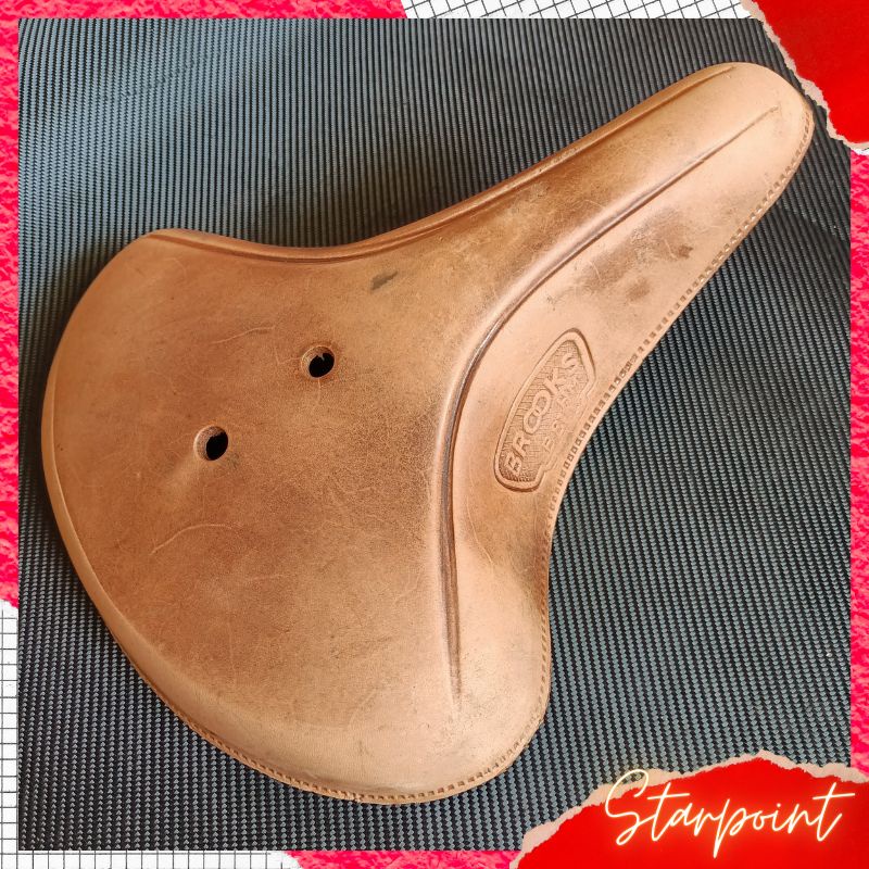 Jual Kulit Asli Karkap Sadel Sepeda Onthel Ontel Onta Dames Gazelle ...