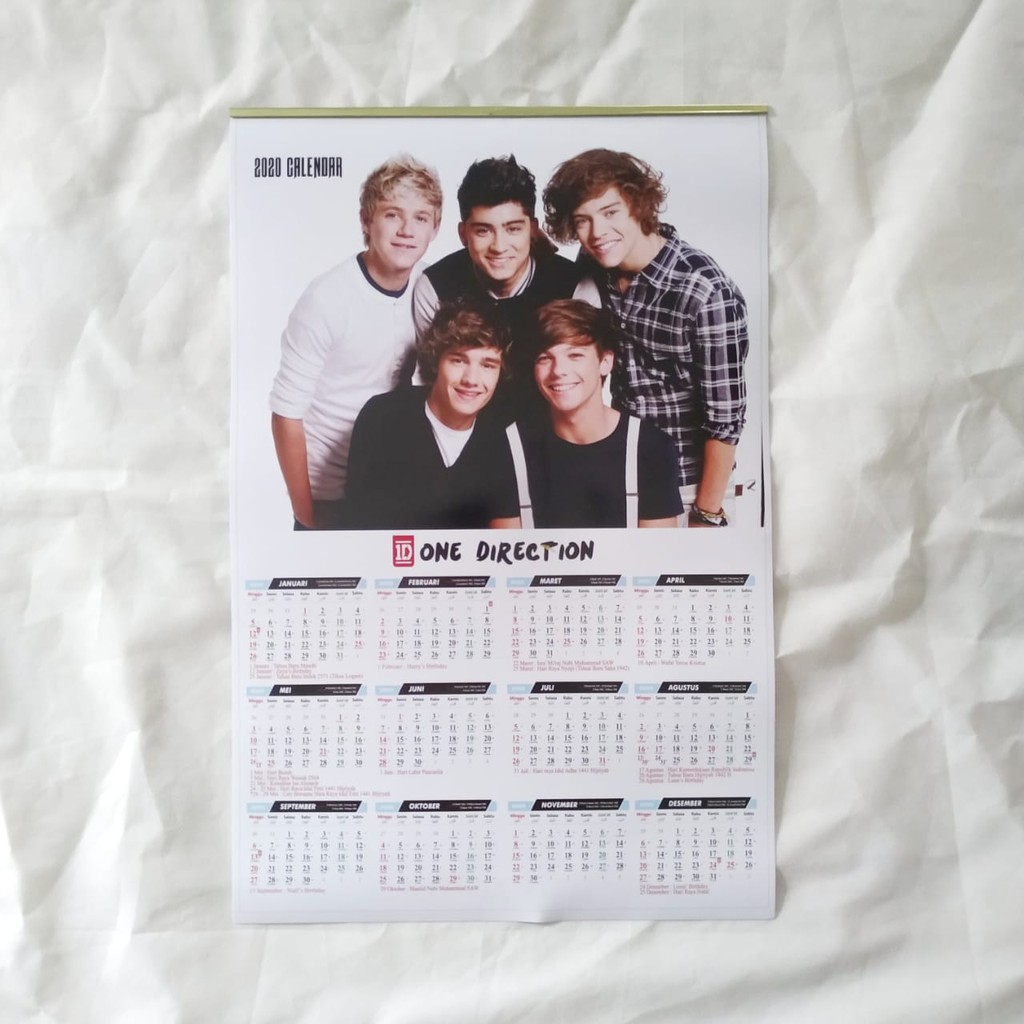 Jual Kalender Poster 2025 One Direction Bebas Custom | Shopee Indonesia