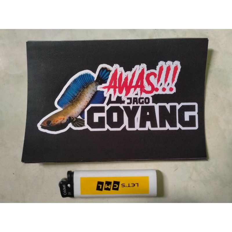 Jual STIKER CHANA hiasan aquarium tempelan akuarium channa | Shopee ...