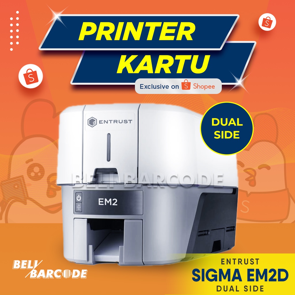 Jual Printer ID Card Entrust Sigma EM2D Dual Side 300dpi | Shopee Indonesia