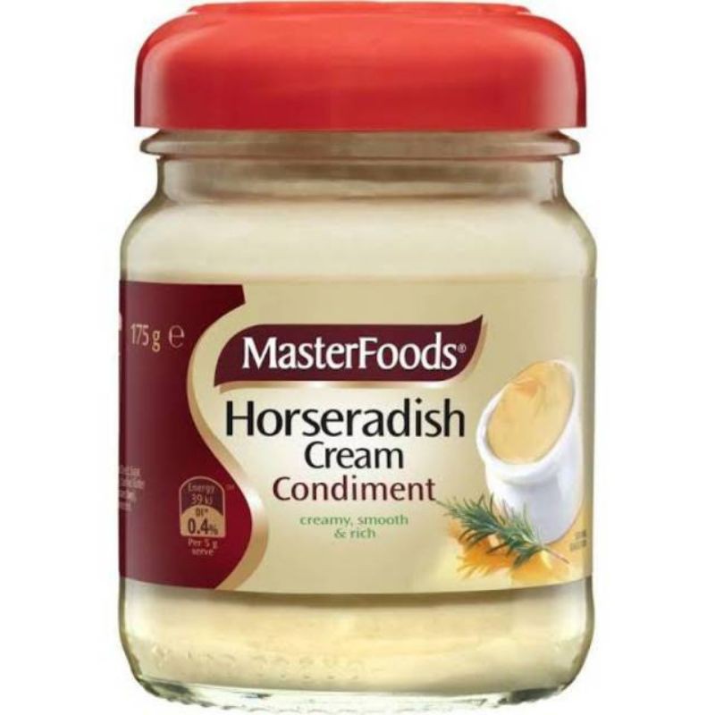 Jual MASTERFOODS HORSE RADISH CREAM CONDIMENT 175GR | Shopee Indonesia