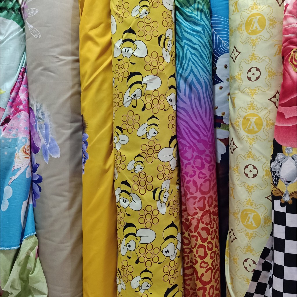 Jual Kain Sprei Disperse | Bakal Seprei Polymikro Motif Sprey Meteran ...
