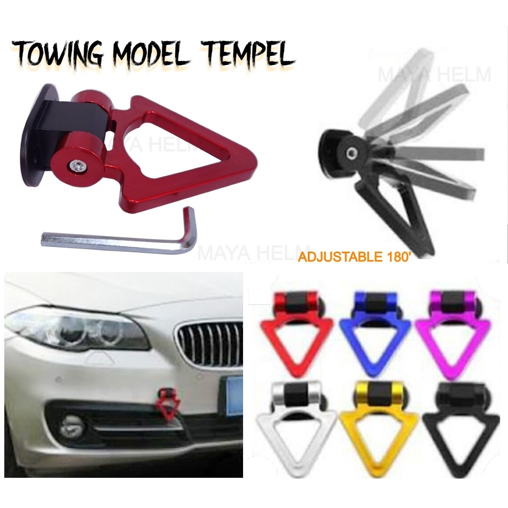 Jual Towing Hook Segi Tiga Towing Dummy Hook Tempel Mobil Universal ...