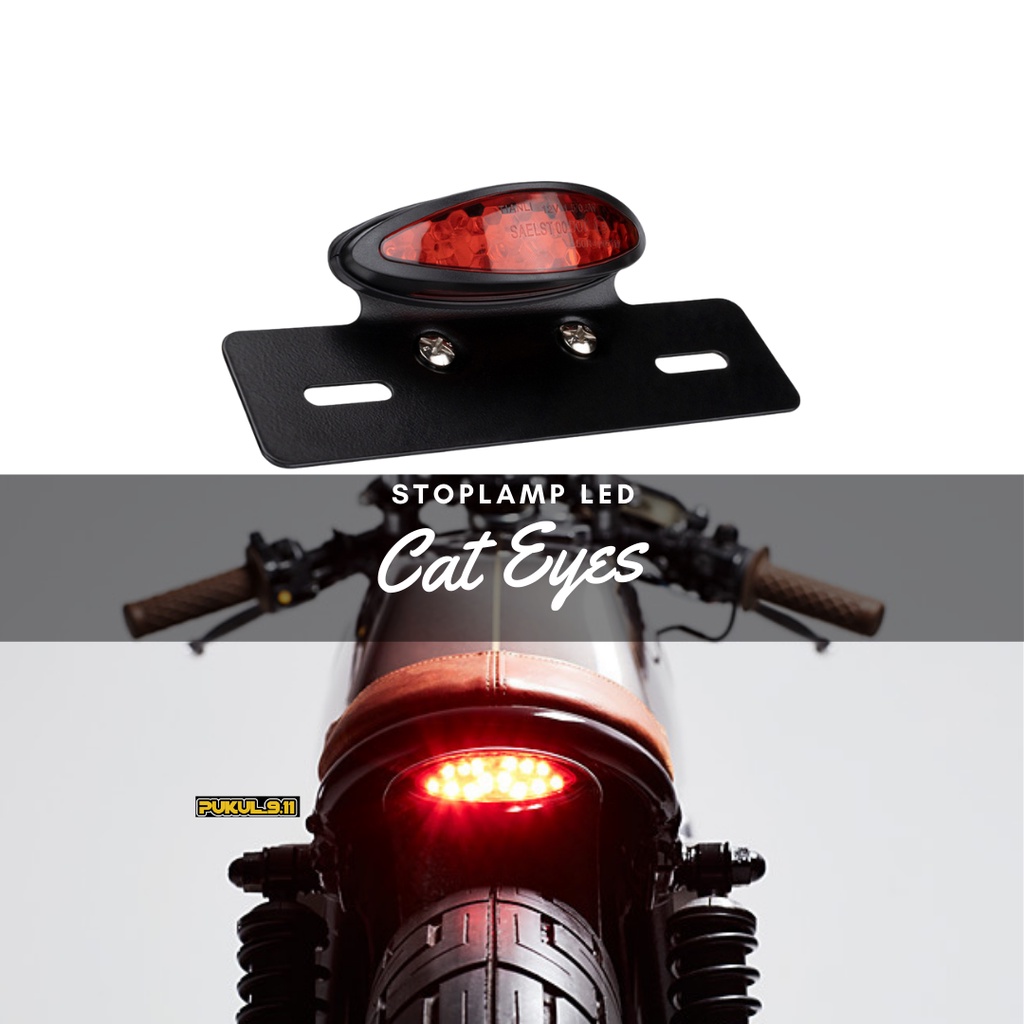 Jual Stoplamp Lampu Belakang Lampu Rem LED Custom Cat Eye Taillight ...