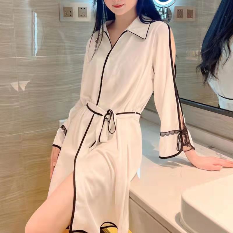 Jual Renda seksi di balik godaan piyama wanita baru Xiaoxiangfeng off ...