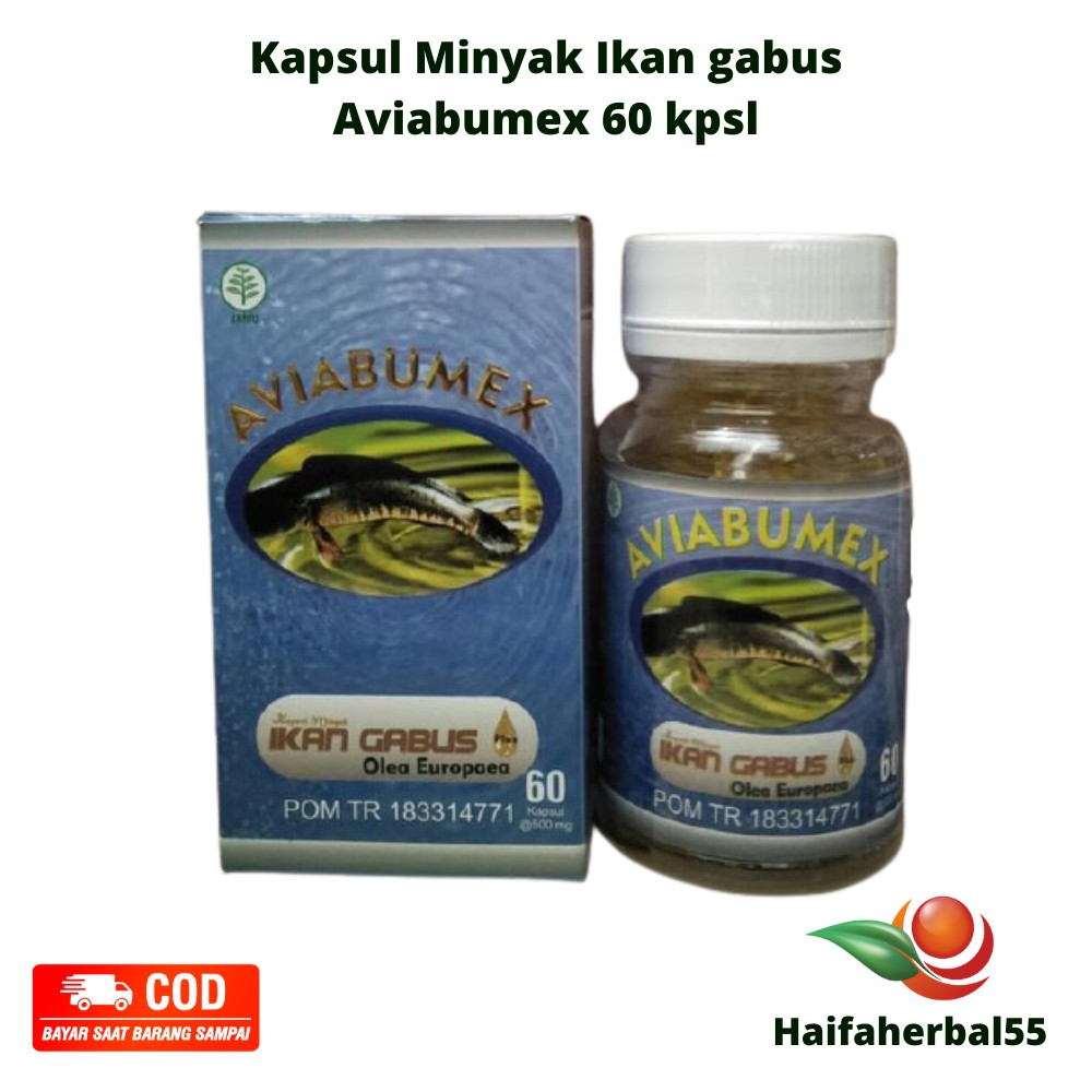 Jual Kapsul Minyak Aviabumex Ikan Gabus Albumin Plus Zaitun Pengering luka Bekas Operasi isi 60 ...