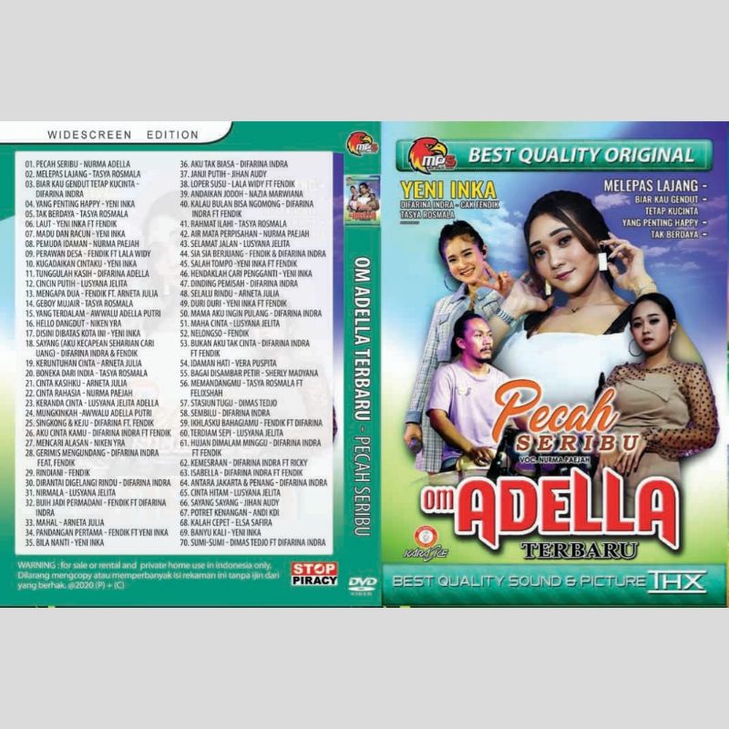 Jual Kaset Mp5 Video Lagu Om Adella Terbaru Pecah Seribu | Shopee Indonesia