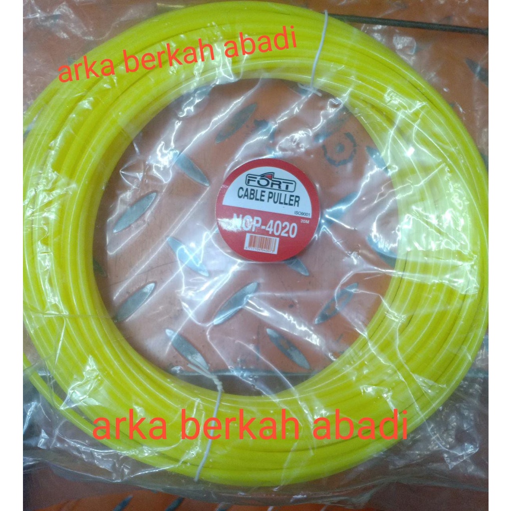 Jual FORT CABLE PULLER 20 mtr Penarik Kabel / TREKPER 4mm kuning ...