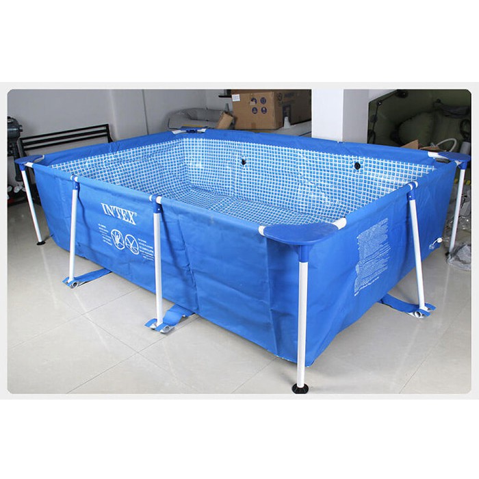 Jual INTEX 28272 Kolam Renang Keluarga Rectangular Frame Swimming Pools ...