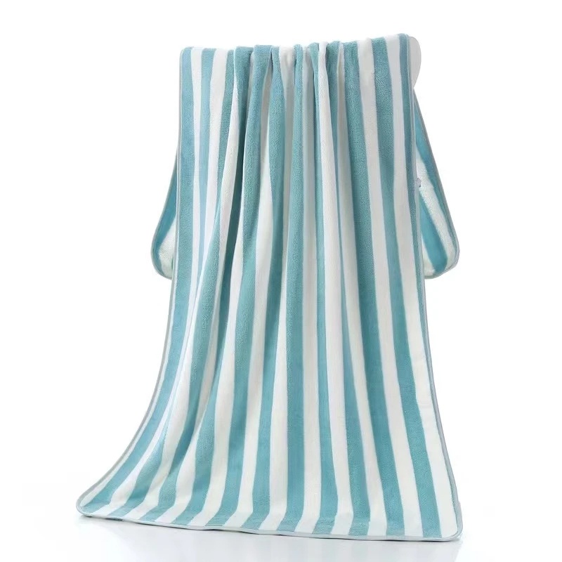 Jual Handuk Mandi Dewasa Quick Dry Microfiber Bulu Garis Lembut 70x140 ...