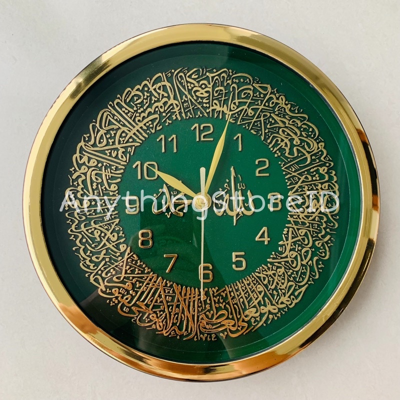 Jual Jam Dinding Kaligrafi Arab Minimalis Aesthetic Dekorasi Dinding ...