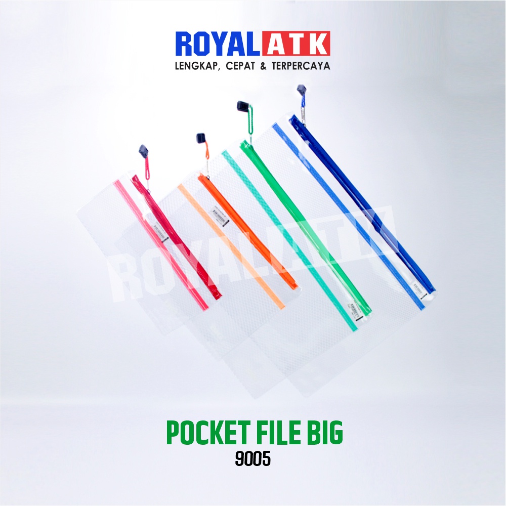 Jual Pocket File / Map File / Map / Zipper / Map Resleting BIG 9005 ...