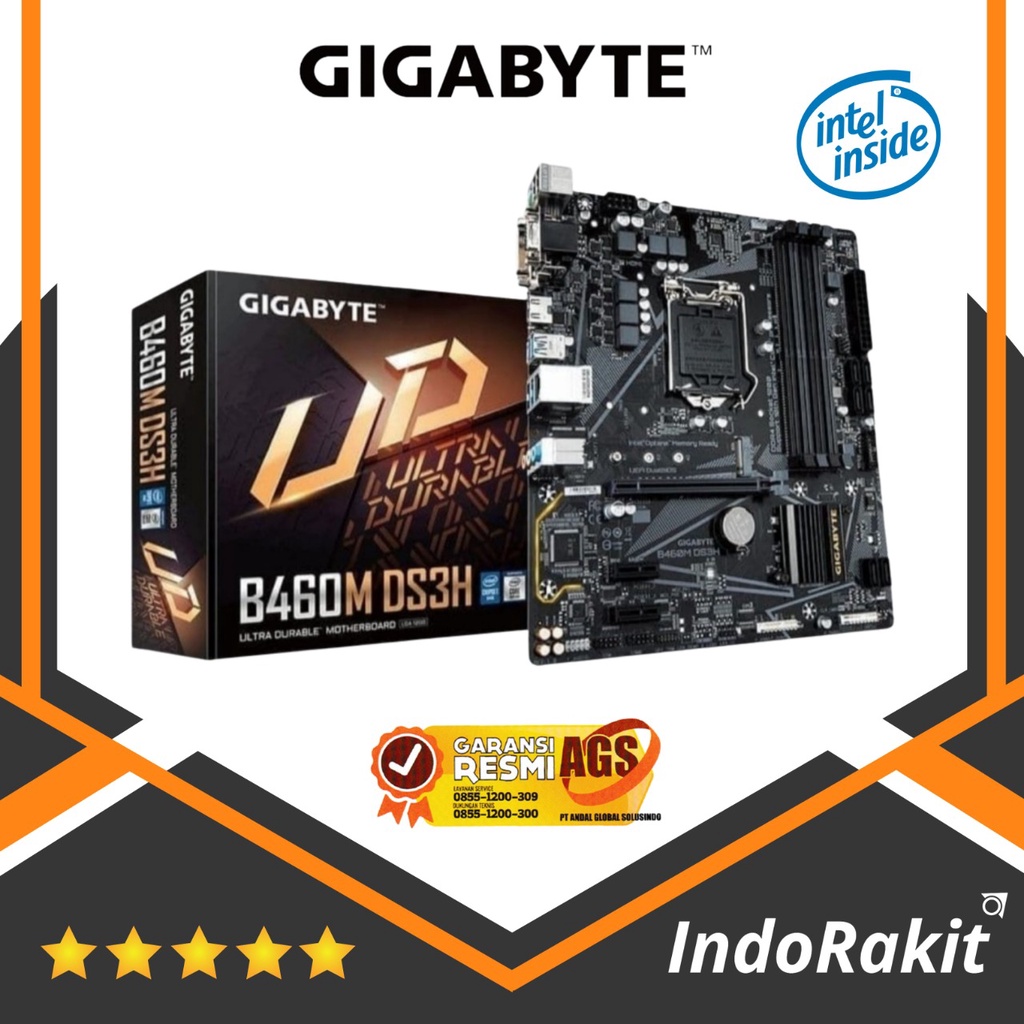 Jual Gigabyte Motherboard B460M DS3H Micro ATX LGA1200 4 x DDR4 | Shopee Indonesia