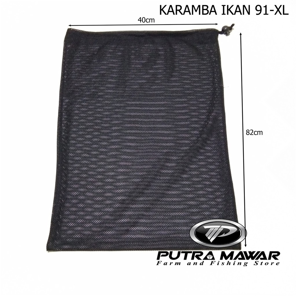 Jual Karamba -Bronjong- Kantong Kain Tempat Ikan Size XL-waring ikan ...