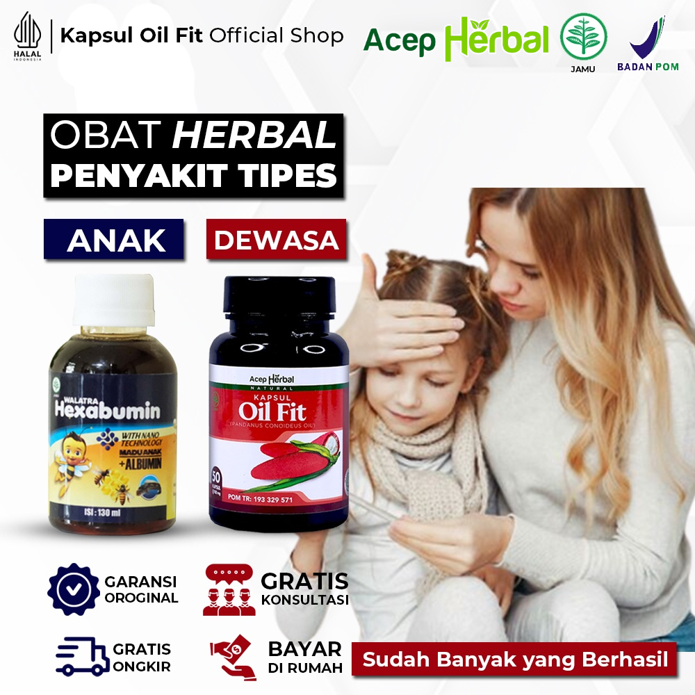 Jual Obat Tipes Tifus Herbal Demam Tifoid Anak Dan Dewasa Demam Tinggi ...