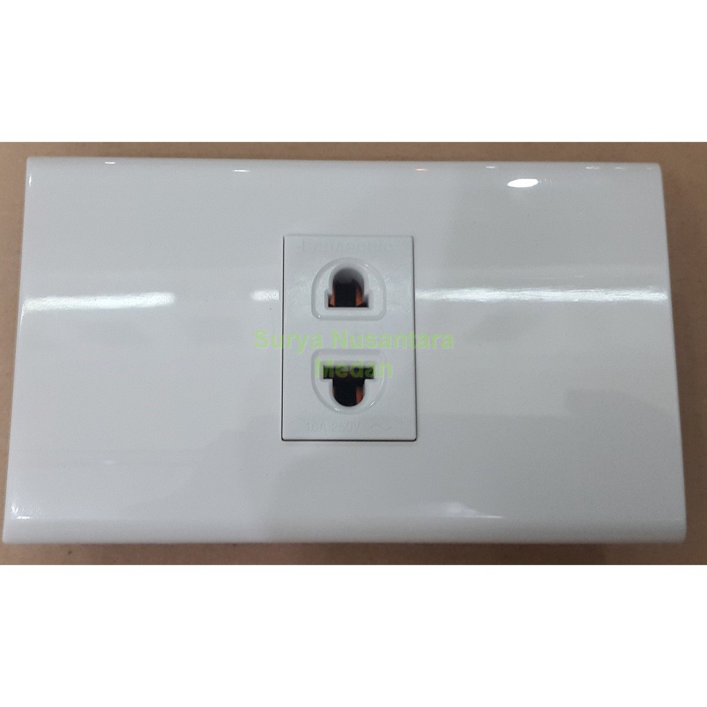Jual Stop Kontak Universal Tanam Panjang Panasonic WEJ 10919 + Plat ...