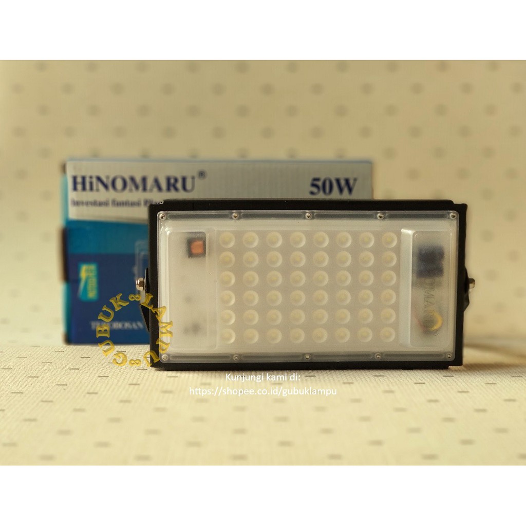 Jual Lampu Sorot (Floodlight) LED Hinomaru 50 Watt 50W - Putih | Shopee Indonesia