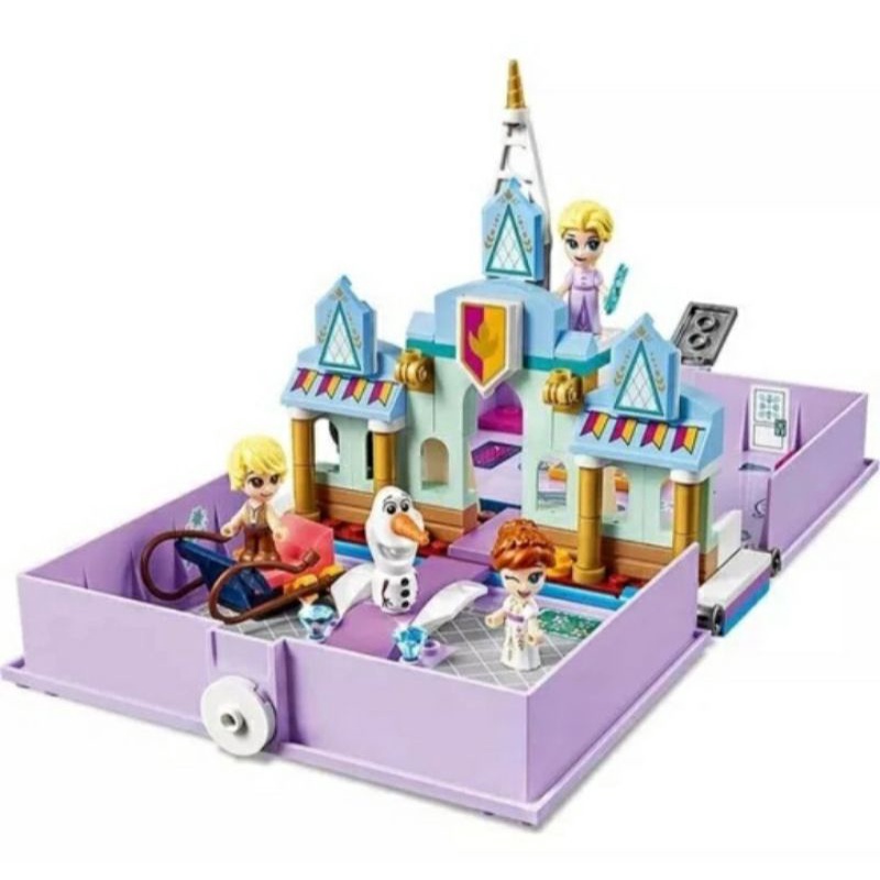 Jual Bricks Story Book Disney Princess Belle Mulan Adventure StoryBook ...