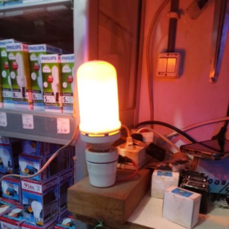 Jual lampu api lanbo 10watt flame bulb | Shopee Indonesia