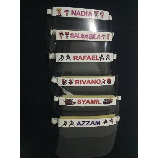 Jual Stiker face shield / sticker face shield / 4 x 30 cm | Shopee ...