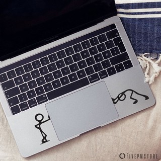 Jual Stiker Manusia Lidi Stickman Palmrest decal palm Stiker laptop ...