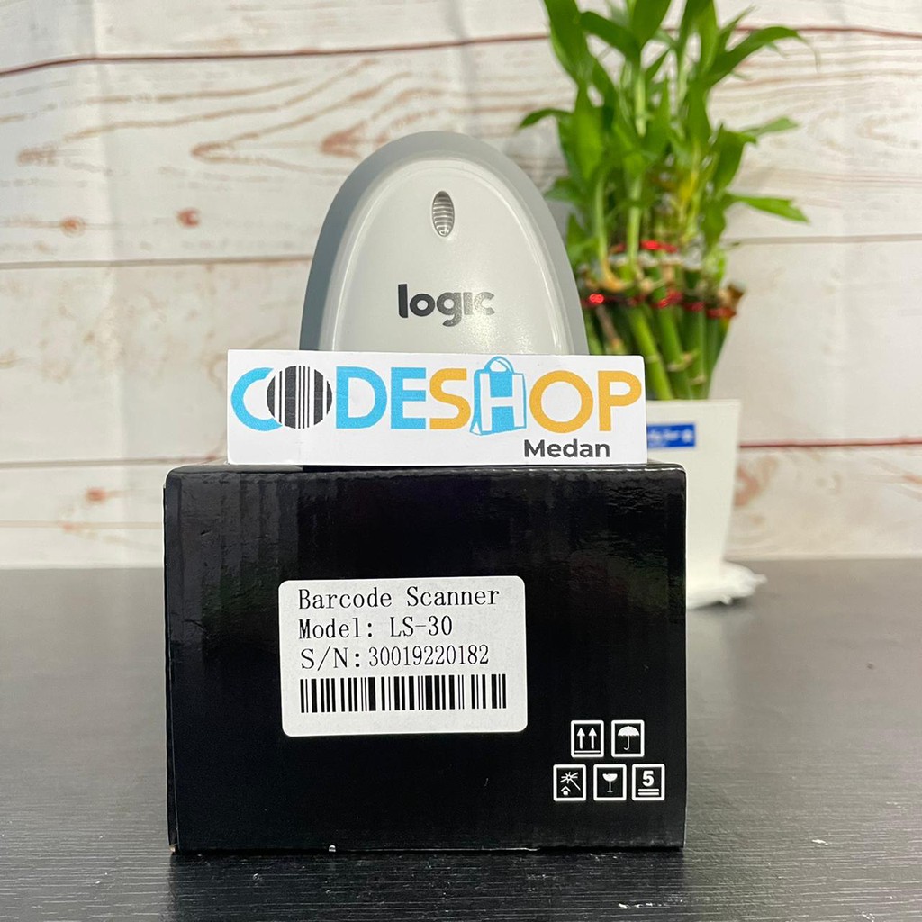Jual Scanner Barcode + Stand Scanner Single Laser LOGIC LS 30A | LS-30A ...