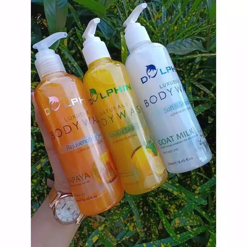 Jual DOLPHIN BODY WASH 250ml papaya (Sabun Mandi pemutih) | Shopee ...